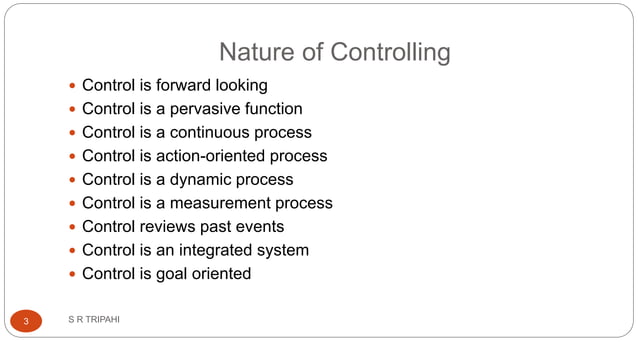 Controlling ppt | PPT