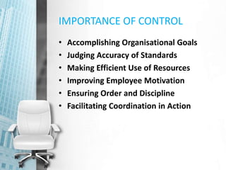 Controlling ppt | PPT