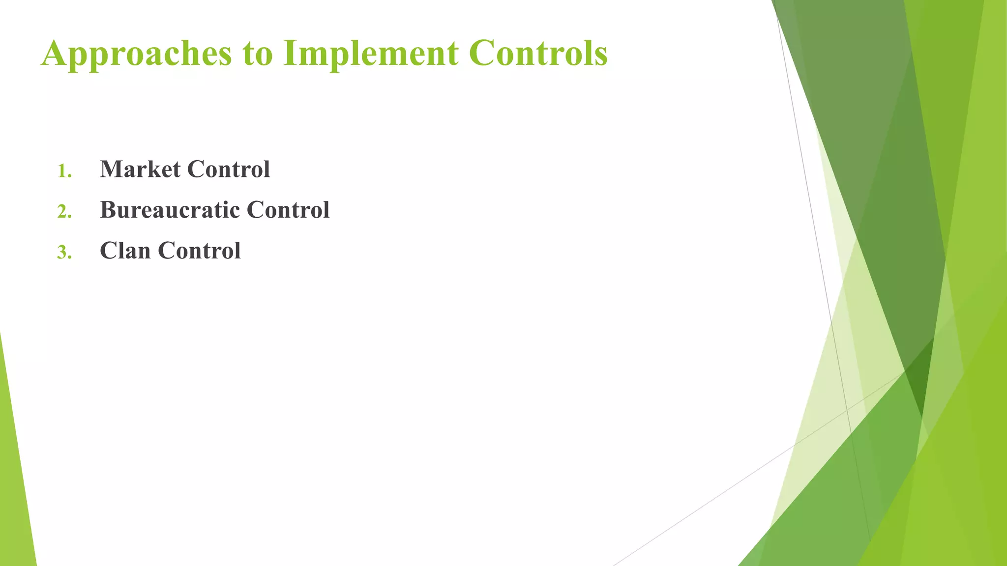 Controlling process, types, approaches | PPTX
