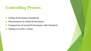 Controlling process, types, approaches | PPTX