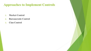Controlling process, types, approaches | PPTX