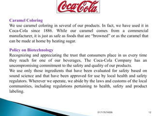 Controlling process of coca cola company | PPTX