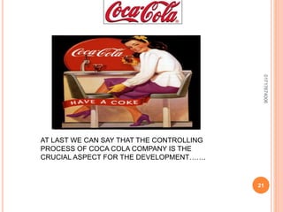 Controlling process of coca cola company | PPTX