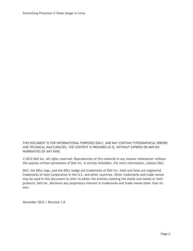 Controlling processor c-state_usage_in_linux_nov2012 | PDF