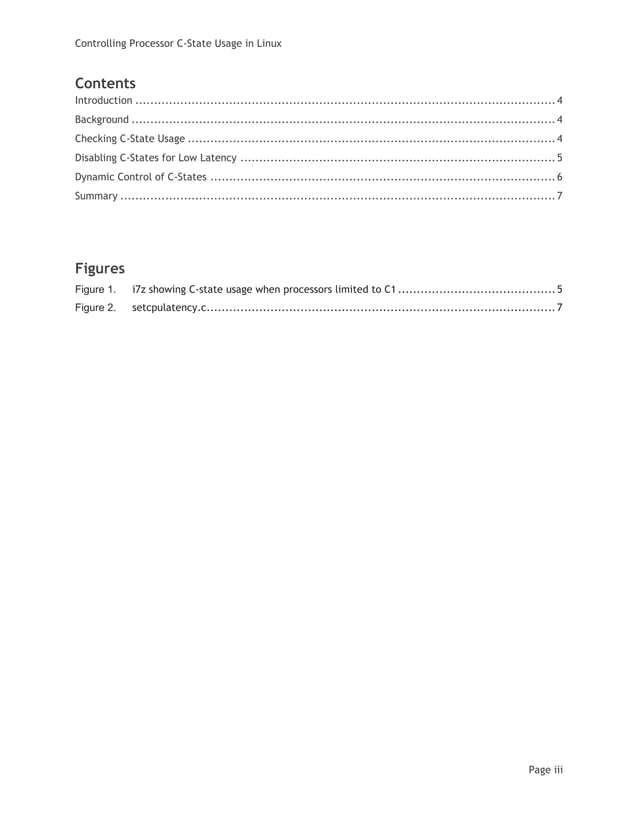 Controlling processor c-state_usage_in_linux_nov2012 | PDF