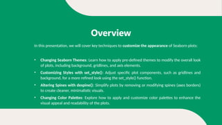 Seminar On Controlling Seaborn Aesthetics | PPT