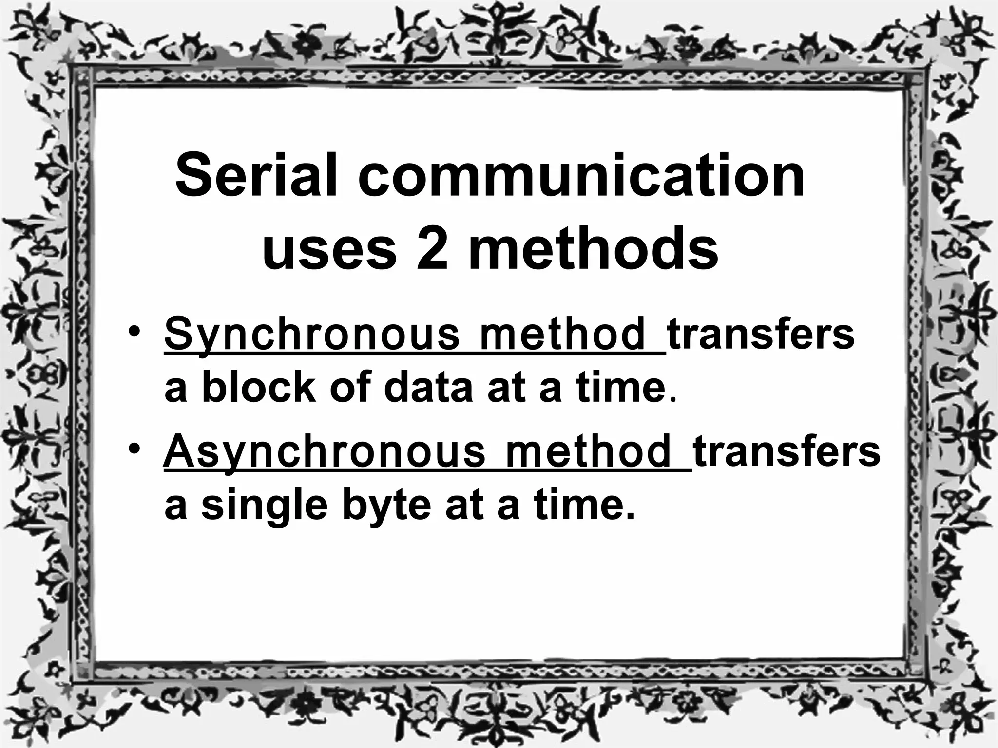 Controlling Stepper Motor Using Serial Communication With Computer Ppt