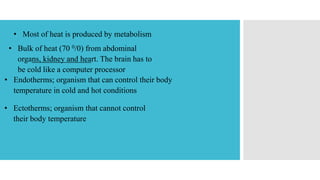 Controlling the body temperature.pptx | Thyroid Disorders | Endocrine ...
