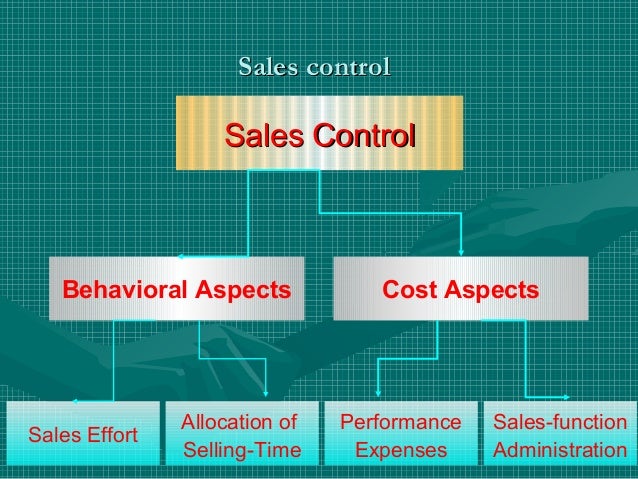 Controlling the sales force