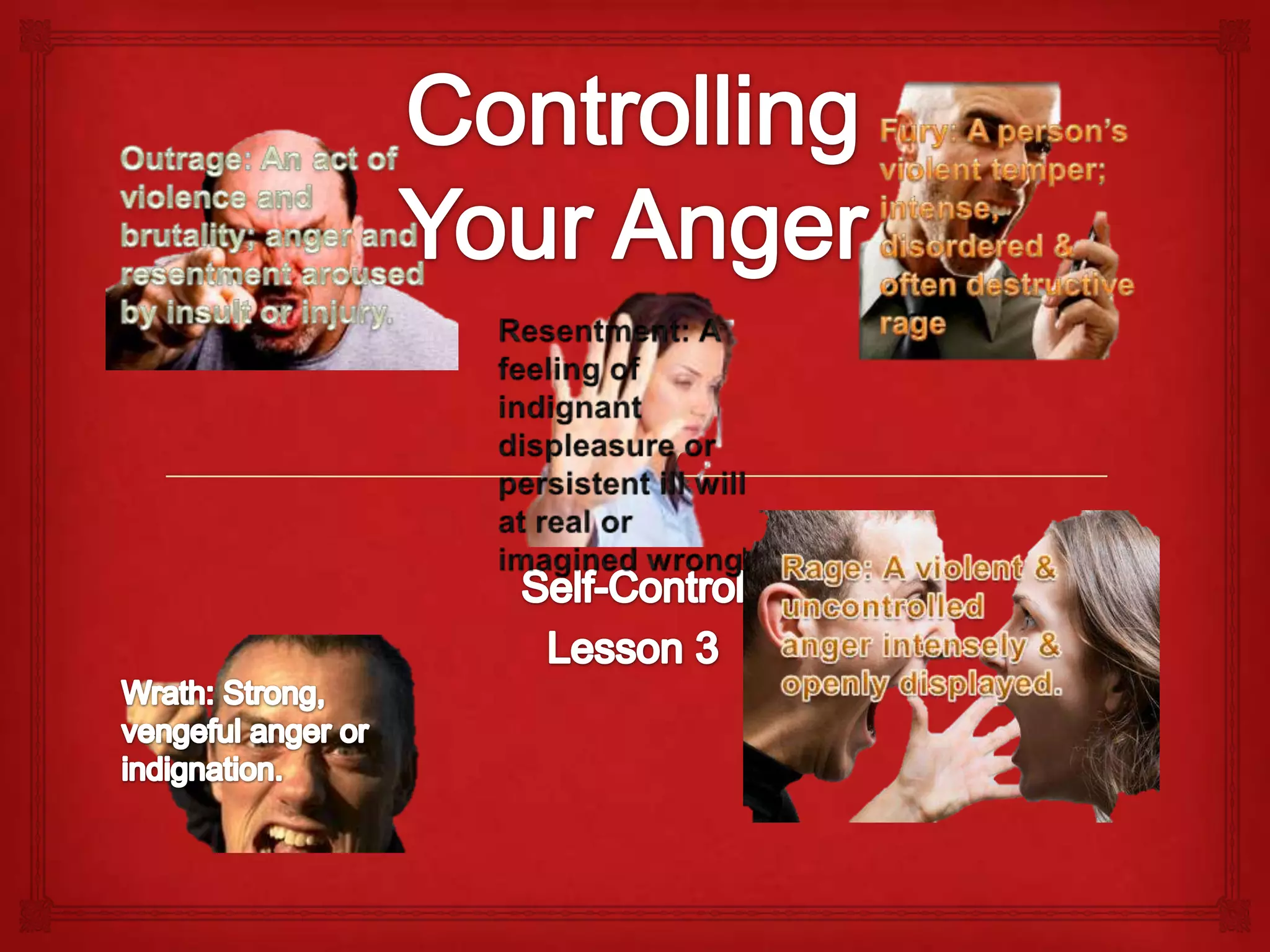 Controlling your anger | PPTX