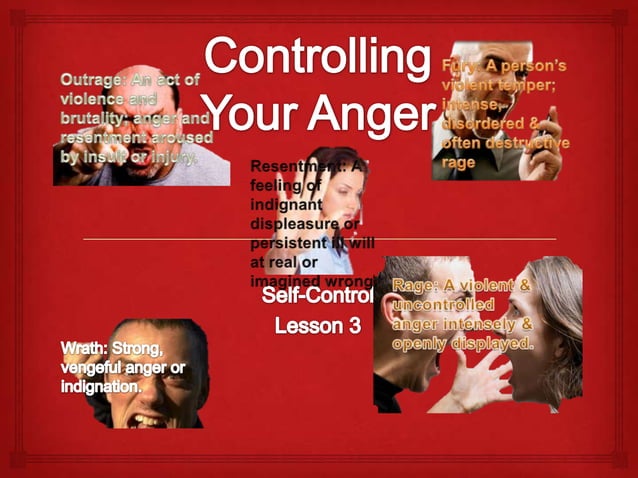 Controlling your anger | PPT