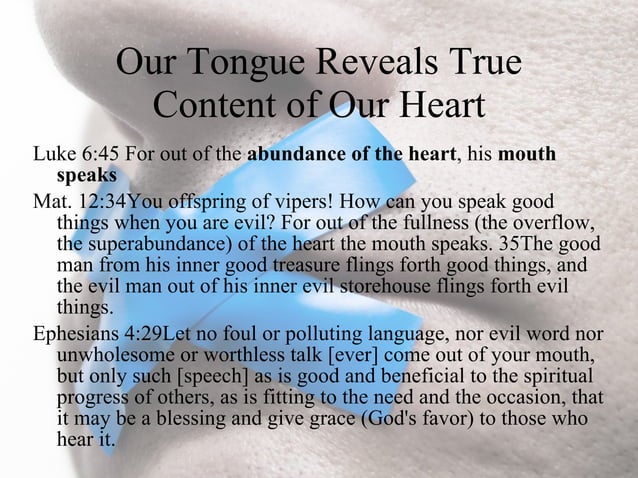 Controlling Your Tongue | PPT