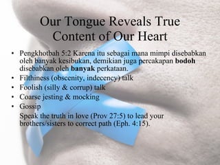 Controlling Your Tongue | PPT