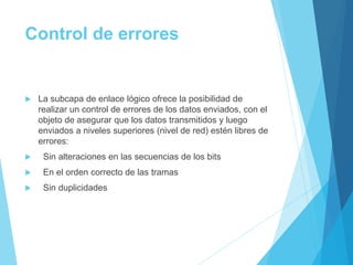 control logico de enlace, LLC, supervisión y control de plc | PPT