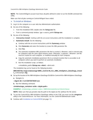 Control m ibm info shpere data stage control module | PDF