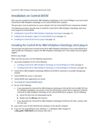 Control m ibm info shpere data stage control module | PDF