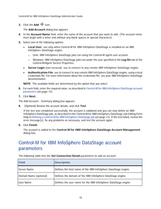Control m ibm info shpere data stage control module | PDF
