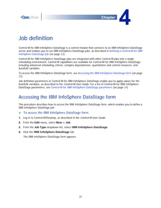 Control m ibm info shpere data stage control module | PDF