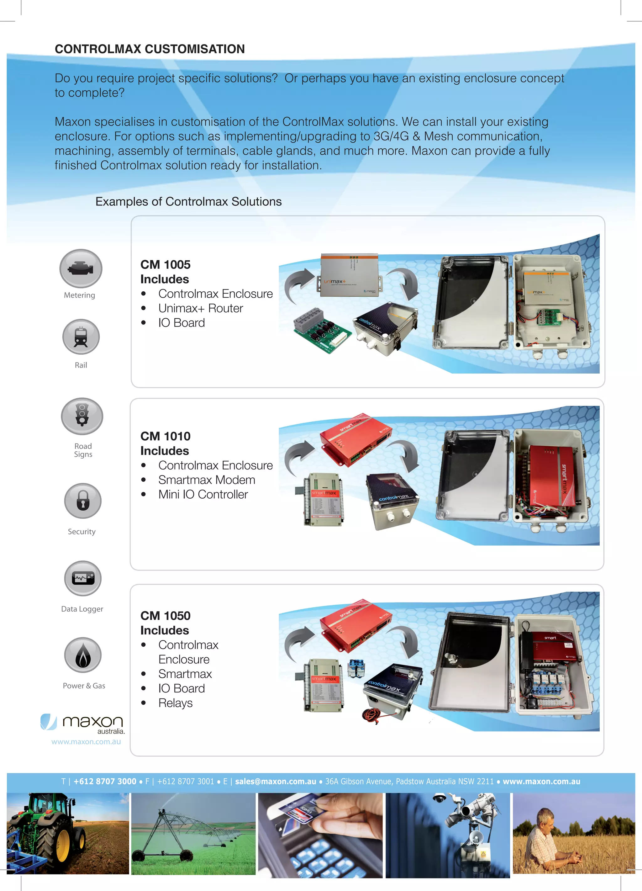 Controlmax Intelligent Industrial Solution - Maxon Australia | PDF
