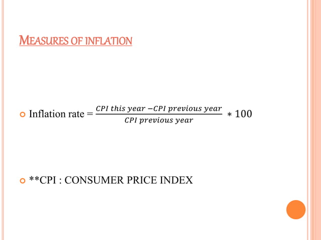 Control measures of inflation | PPTX | Commodities | Economy