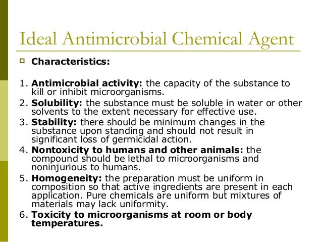 Fundamentals of Control of Microorganisms