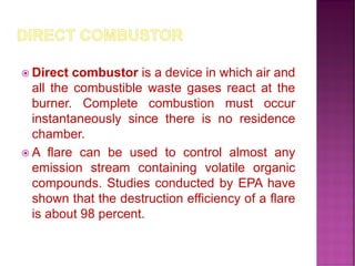 Control of air pollutants | PDF