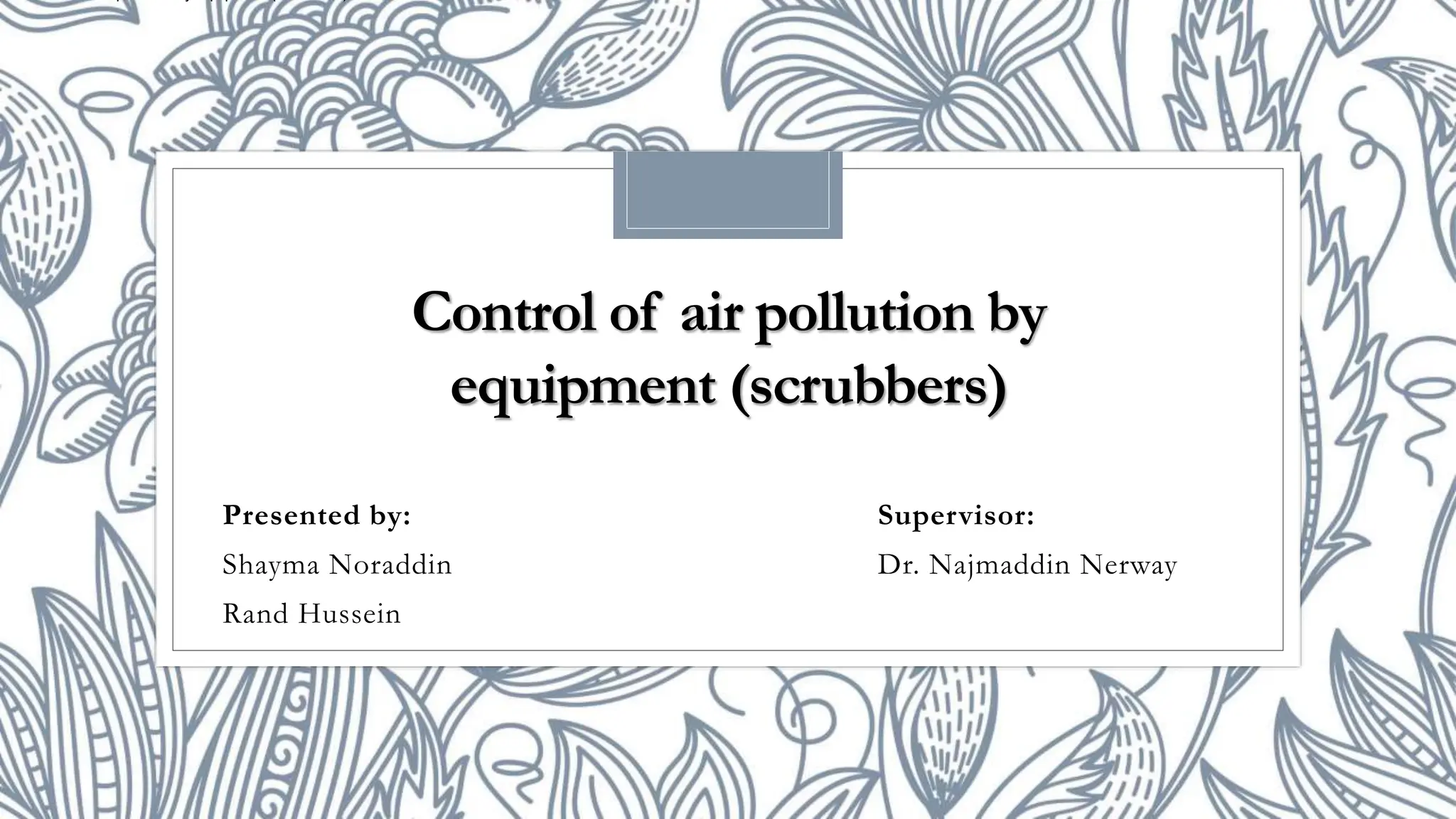 Control of air pollution by equipment (scrubbers).pptx