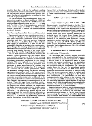Control of an unstable batch chemical reactor | PDF