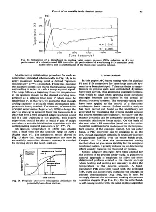 Control of an unstable batch chemical reactor | PDF