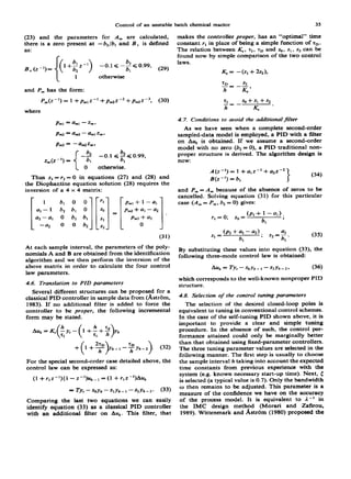 Control of an unstable batch chemical reactor | PDF