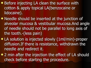 Control Of Anxiety And Pain In Dentistry | PPT