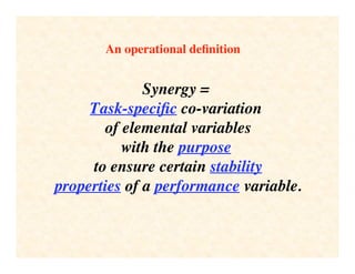 Control of a redundant motor system | PDF
