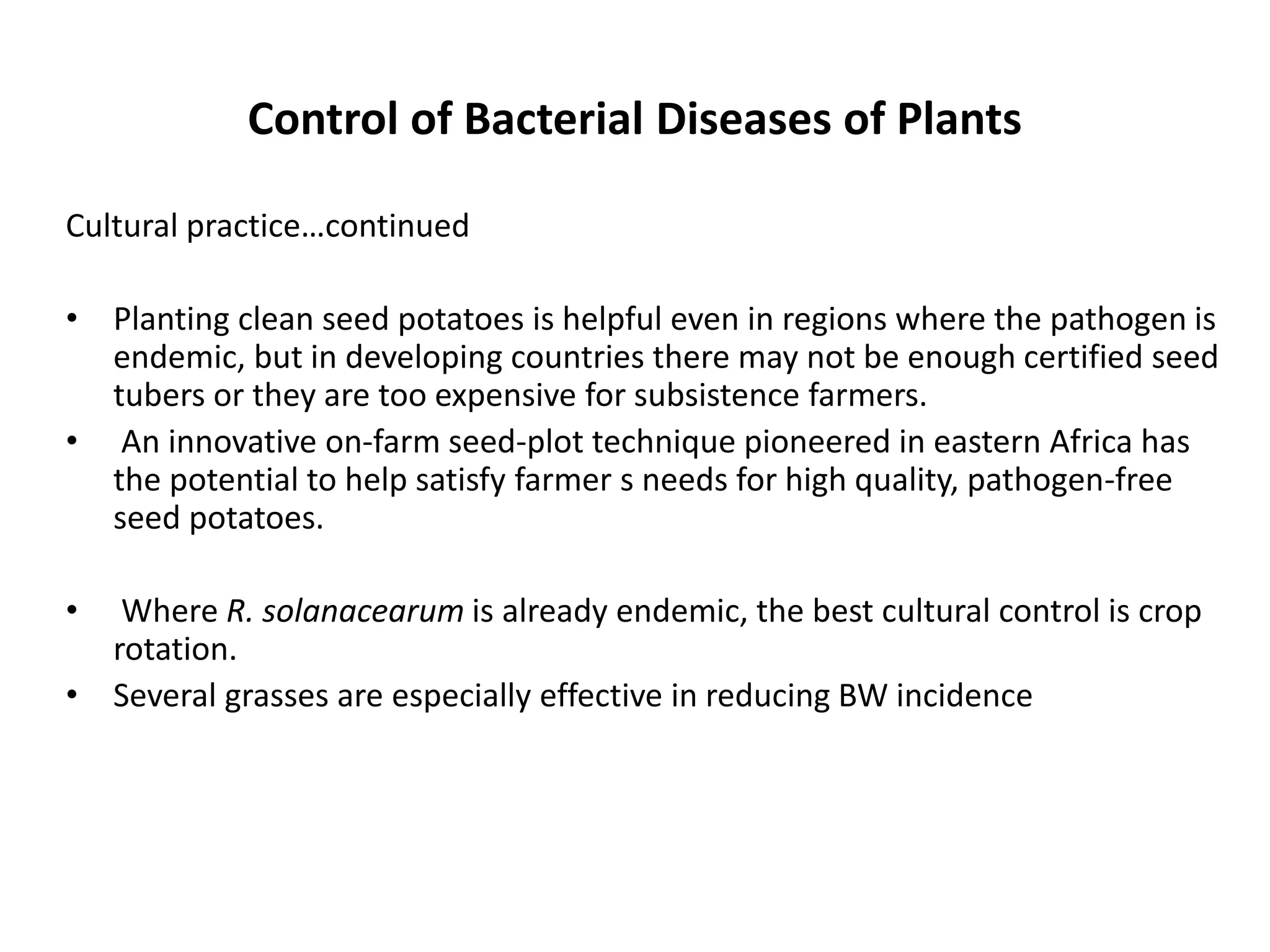 Control of Bacterial Diseases of Plants.pptx