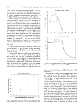 Control of batch product quality by trajectory manipulation using ...