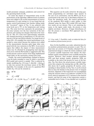 Control of batch product quality by trajectory manipulation using latent variable models | PDF