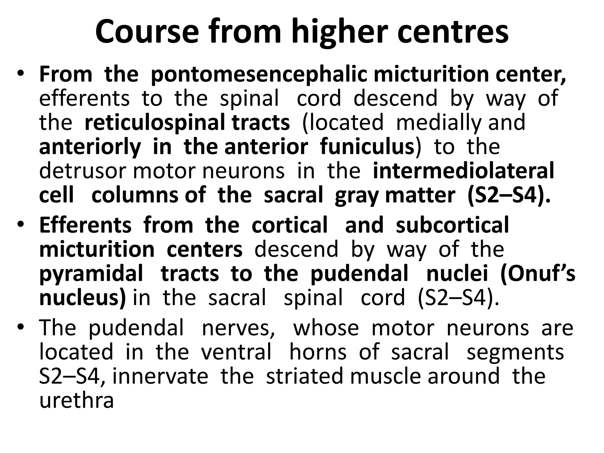 Control of bladder | PPTX