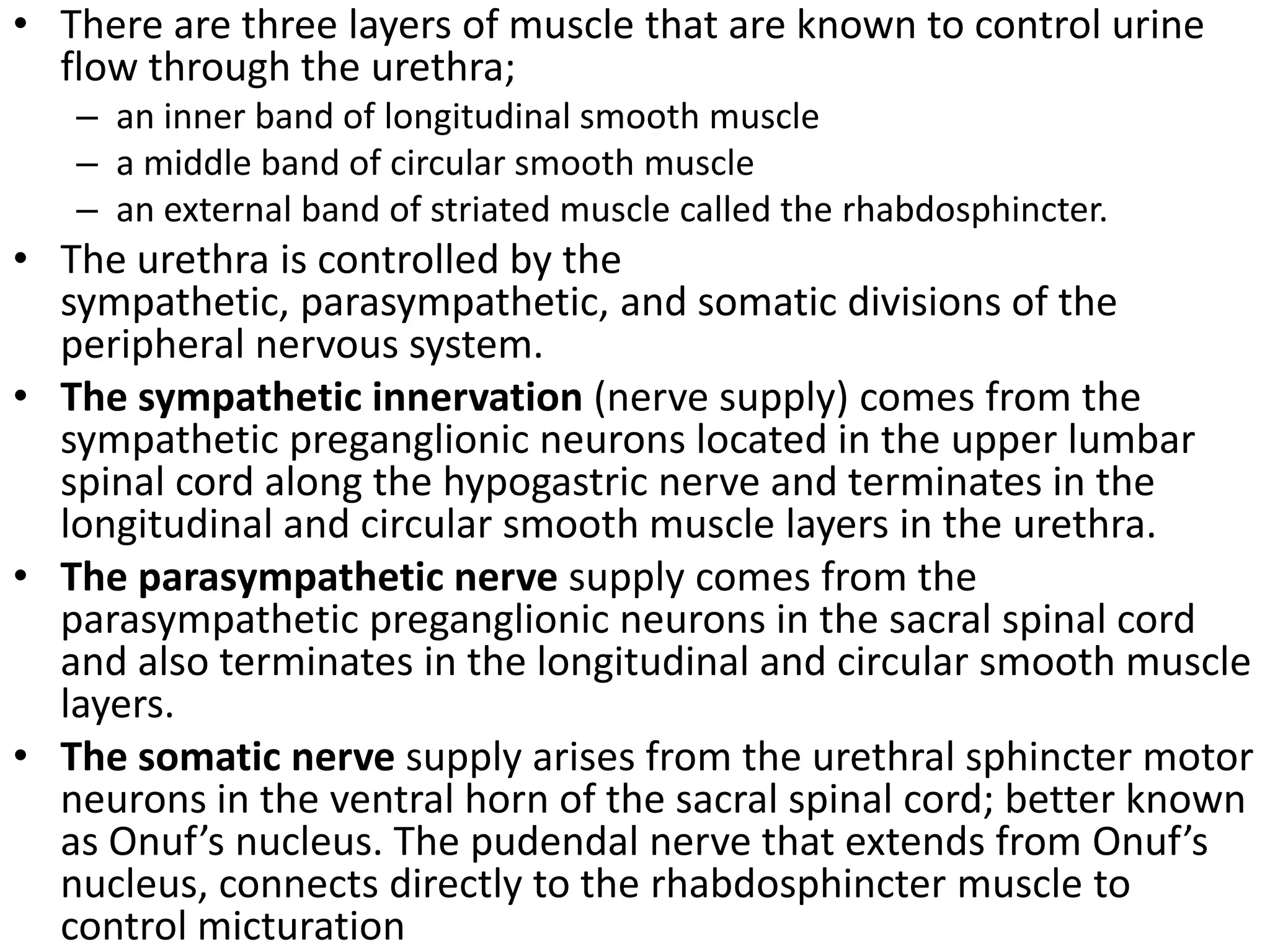 Control of bladder | PPTX