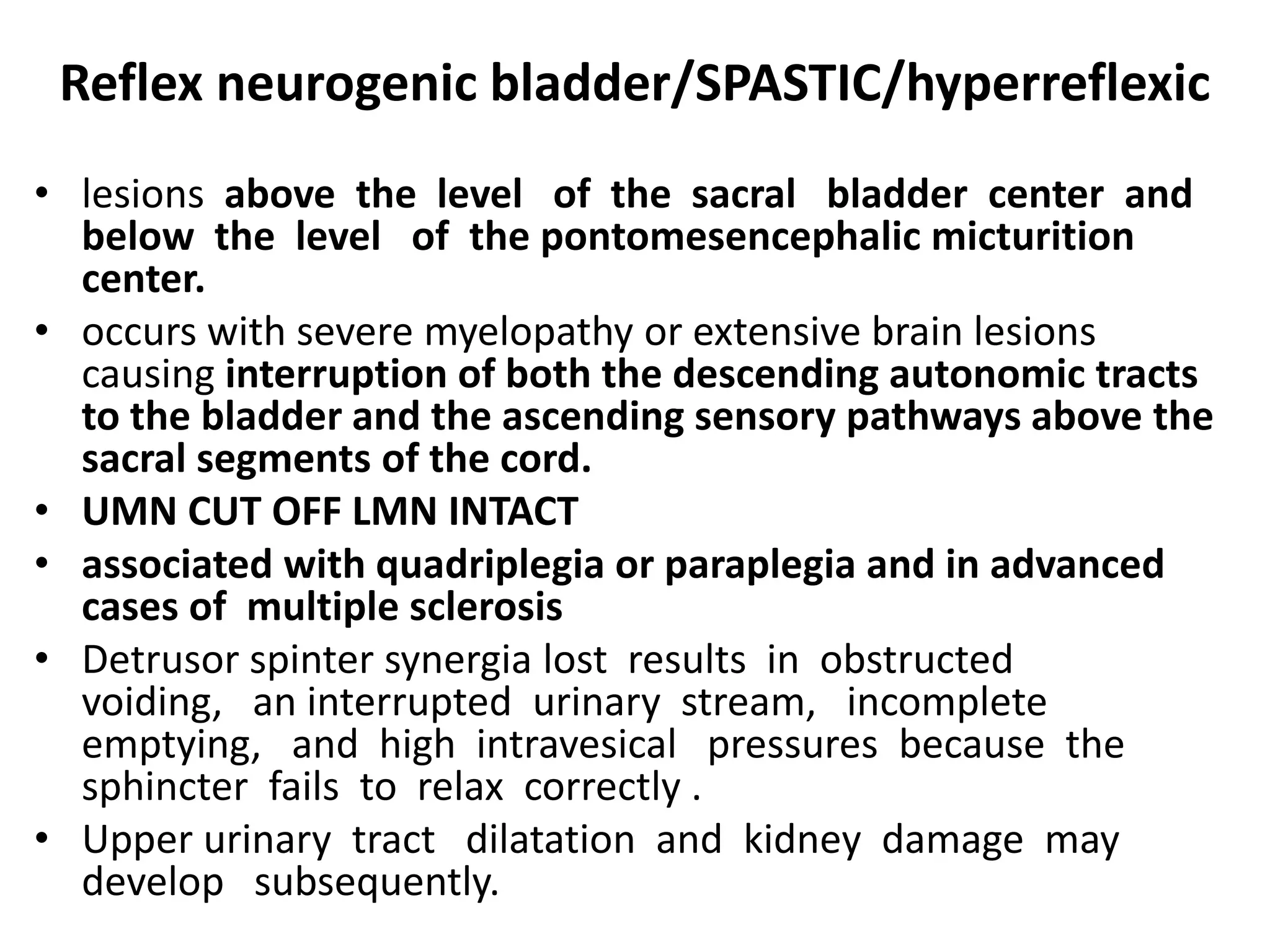 Control of bladder | PPTX