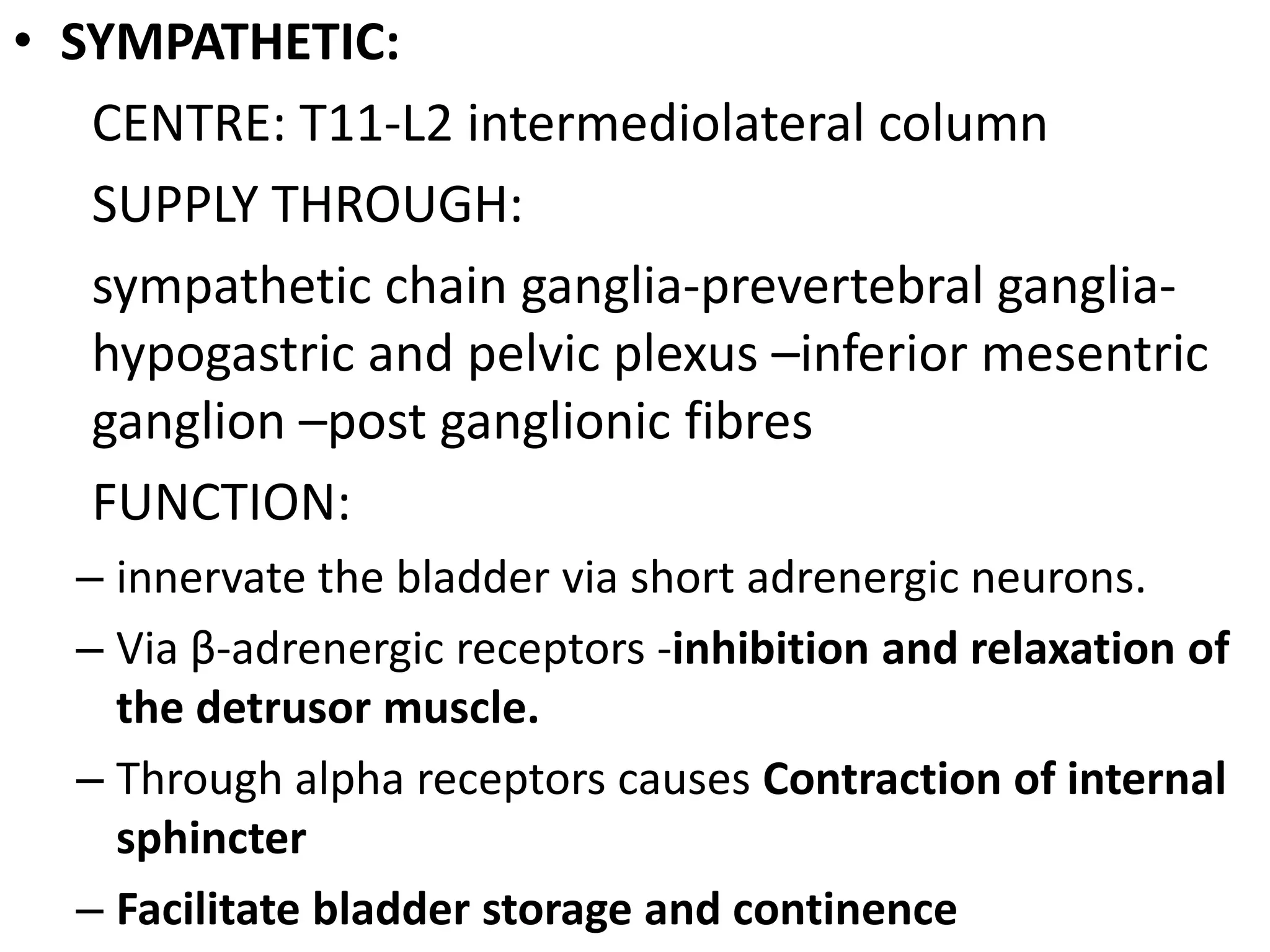 Control of bladder | PPTX