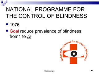 Control of blindness | PPT