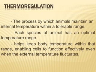 Control of body temperature and water balance (copy) | PPTX