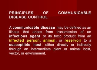 Control of communicable diseases dr jamil | PPT