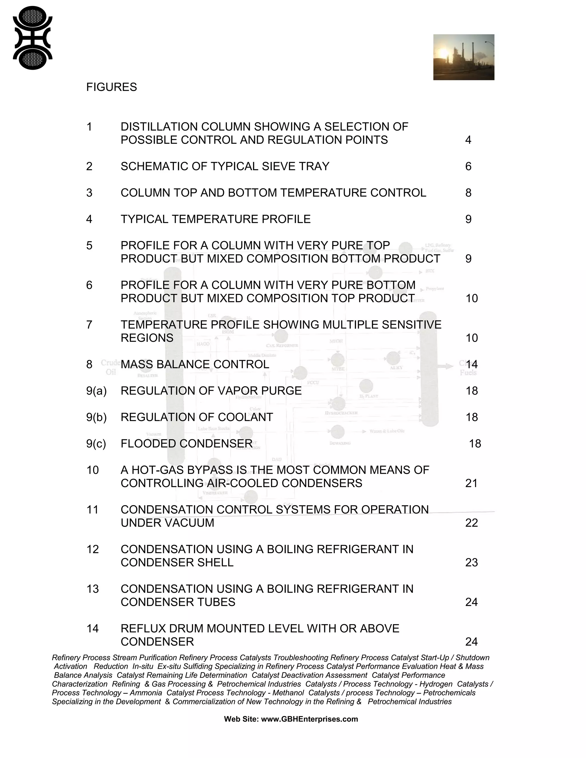 Control of Continuous Distillation Columns | PDF