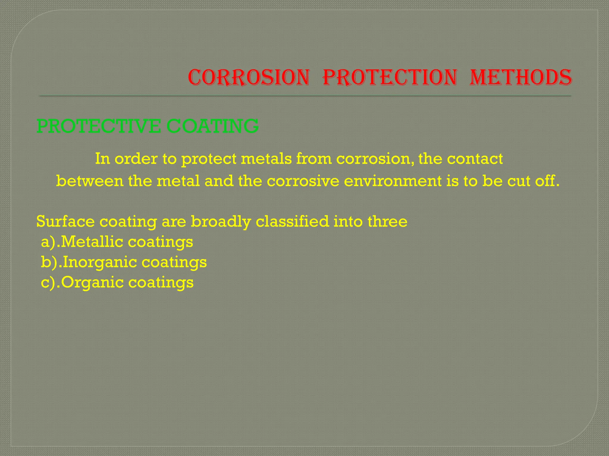 Control of corrosion - Pavendar poly.pptx