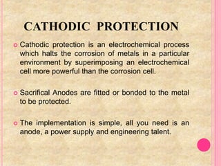 Control of corrosion on underwater piles | PPTX