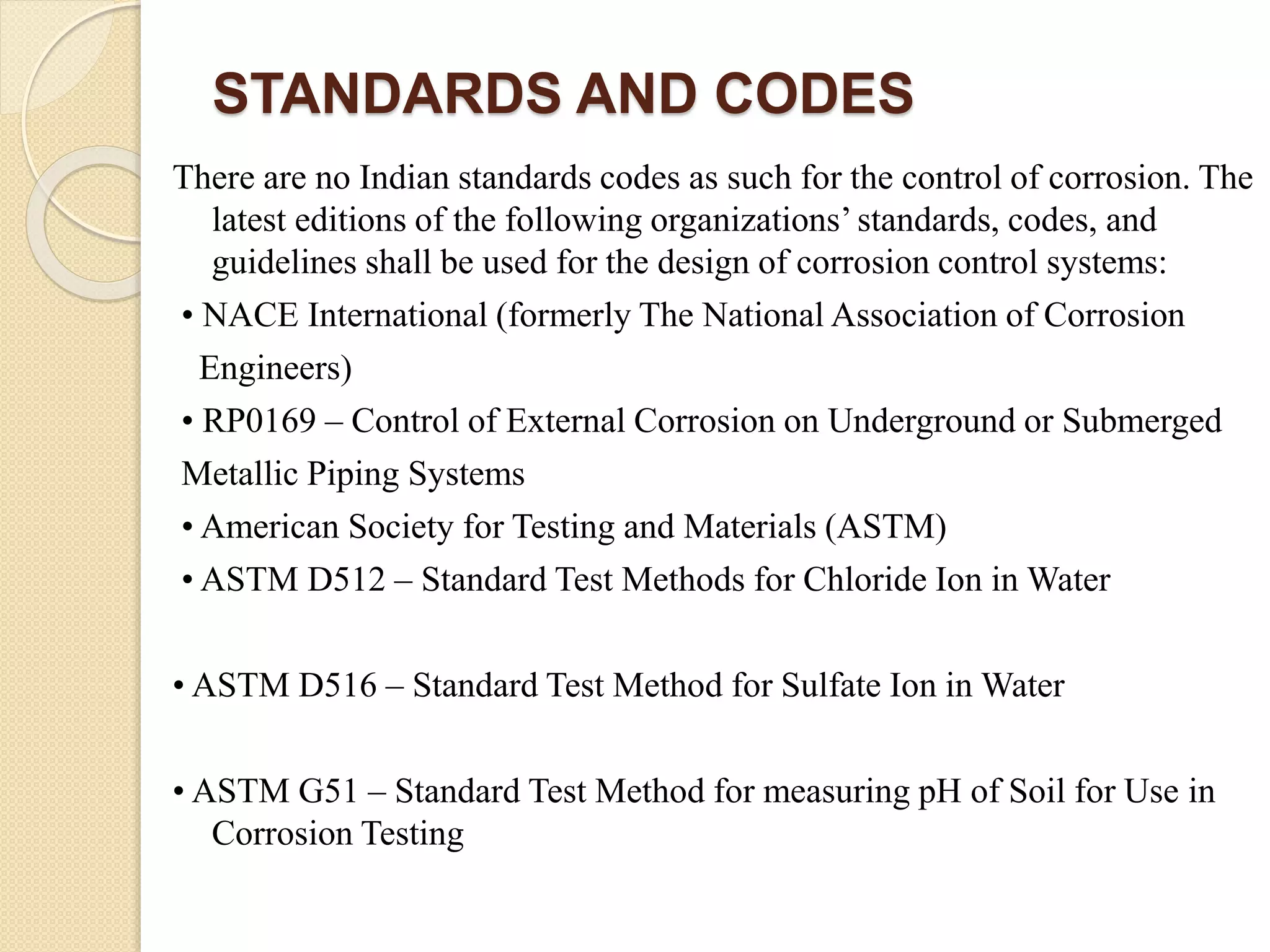 Control of corrosion on underwater piles ppt | PPTX
