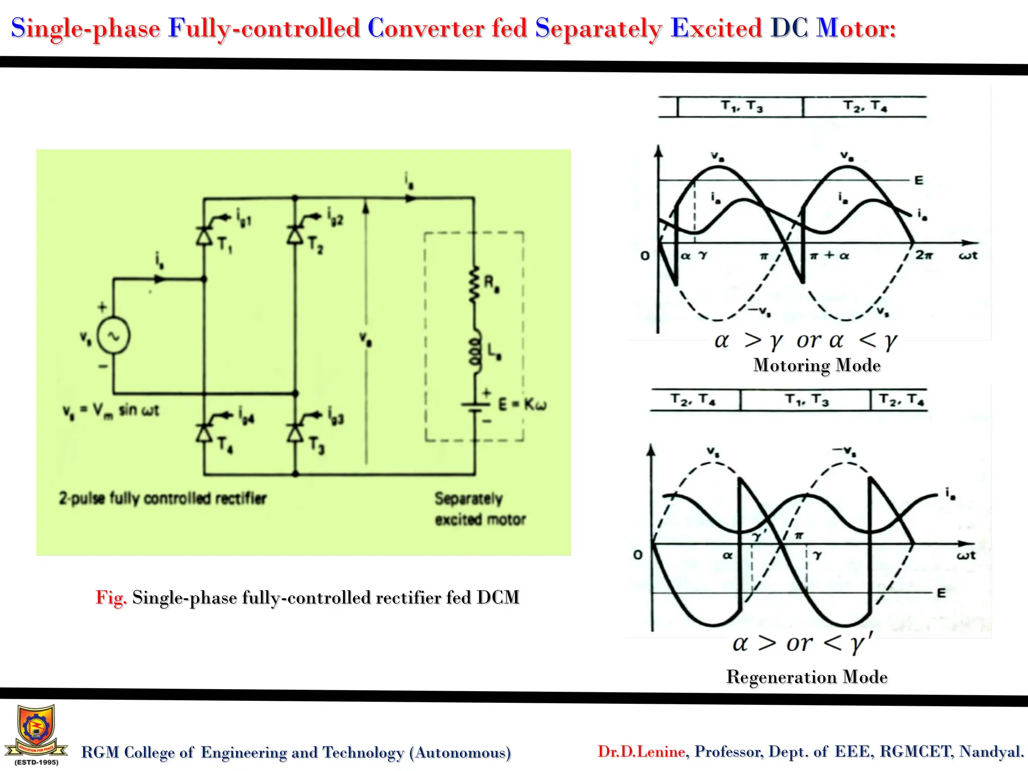 Control of DC Motors by Single Phase Converters and Three Phase Converters_Dr.D.Lenine.pdf