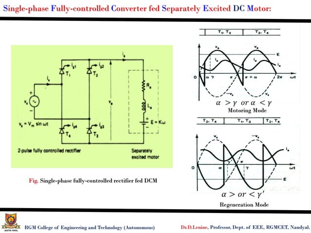 Control of DC Motors by Single Phase Converters and Three Phase Converters_Dr.D.Lenine.pdf ...