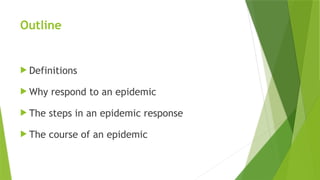 An Overview on Control of Epidemics: a stepwise approach | PPTX