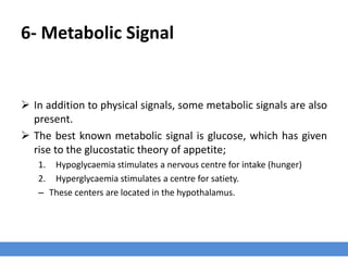 Control of feed and water intake in poultry | PPT